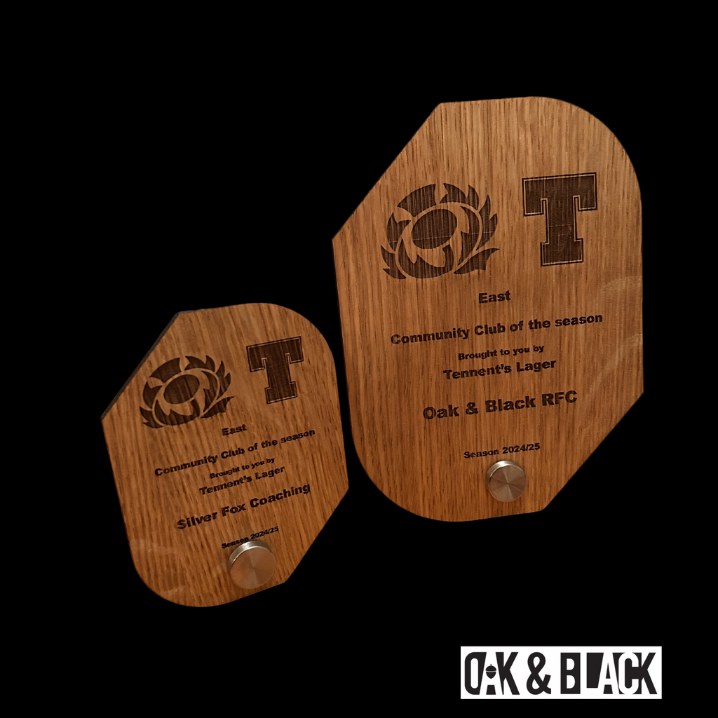Oak Shield Award – Oak & Black