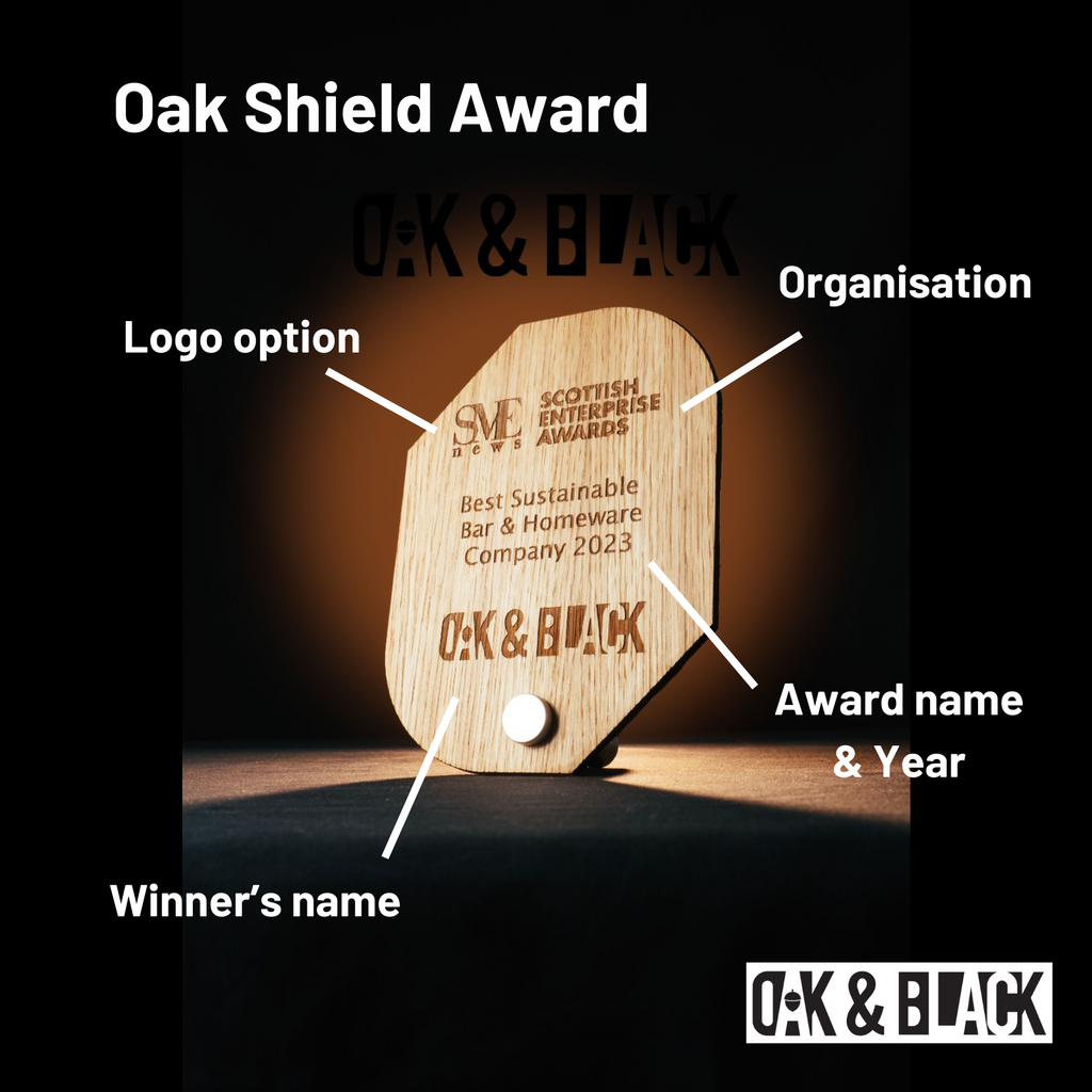 Oak Shield Award – Oak & Black